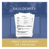 Mall Skuldebrev » Enkelt skuldebrev med två låntagare » Mallbanken